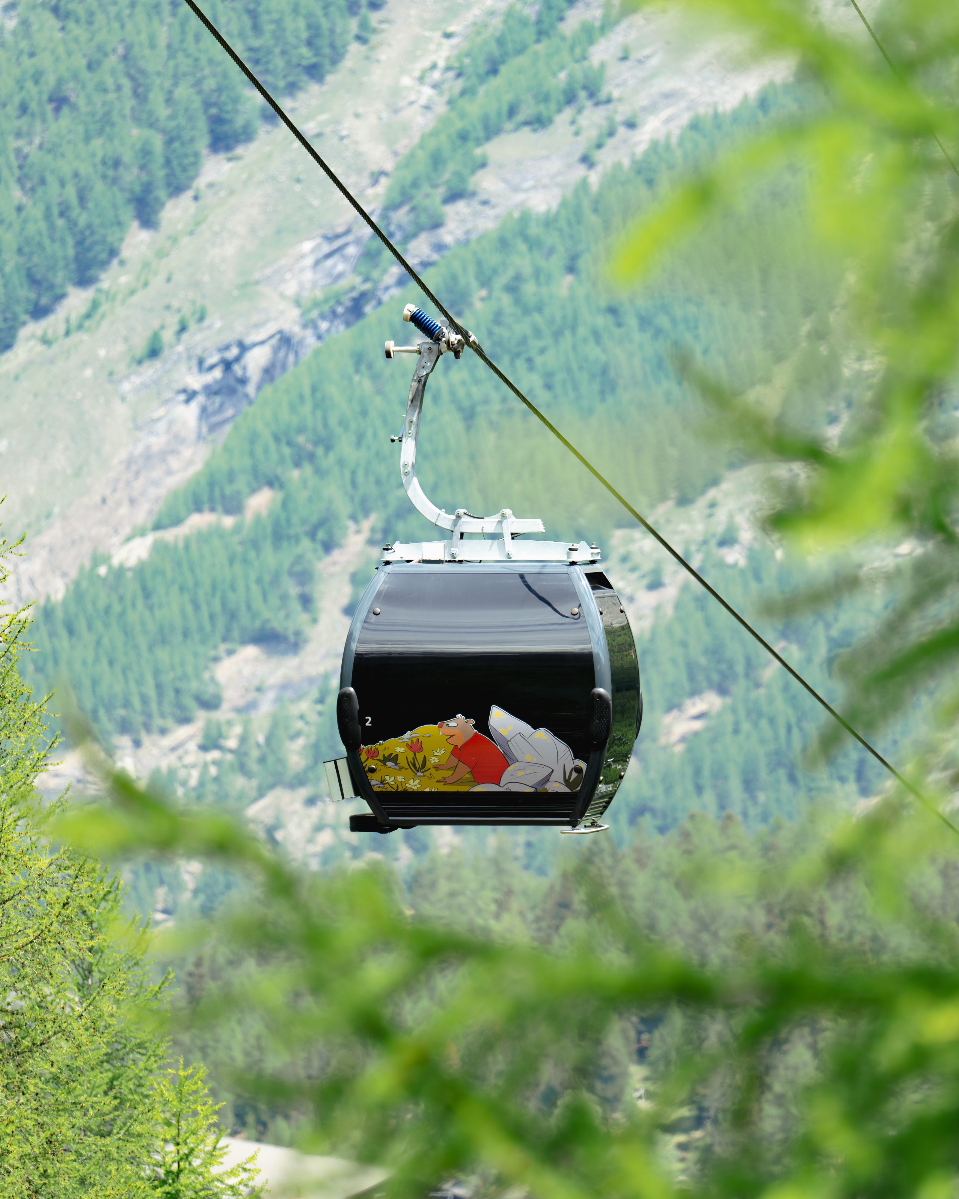 Cable car ride to Spielboden | Saas-Fee | Valais Switzerland