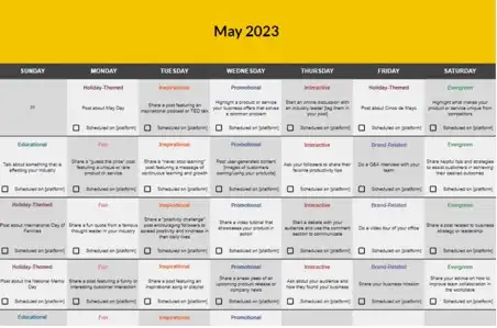 7 Best Social Media Calendar Tools & How to Create One | Sprinklr
