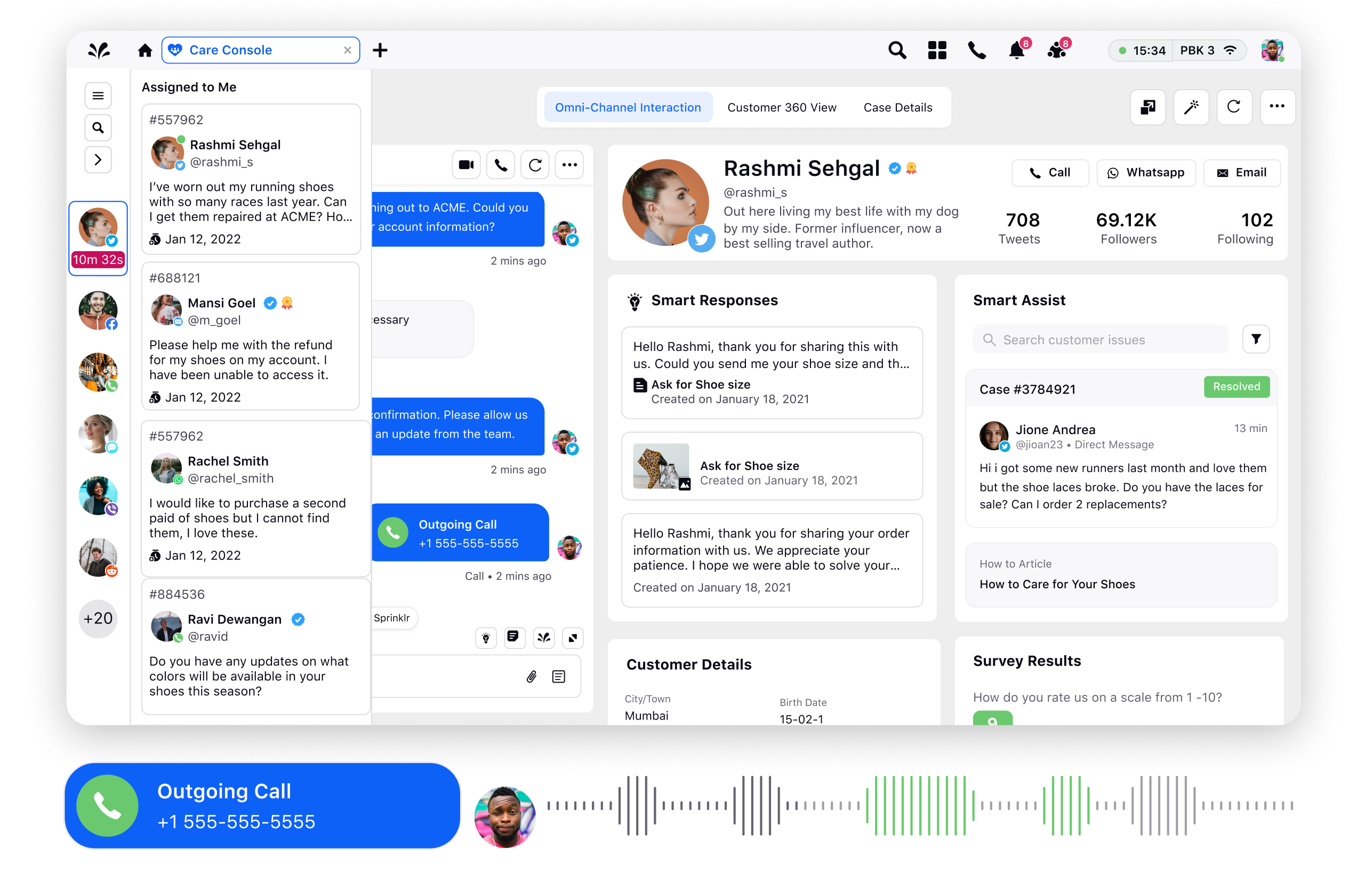 Resolve Customer Queries Faster with Agent Console | Sprinklr