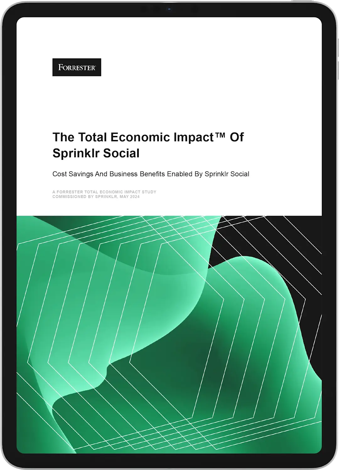 Sprinklr Social TEI Report: A Forrester Consulting Study