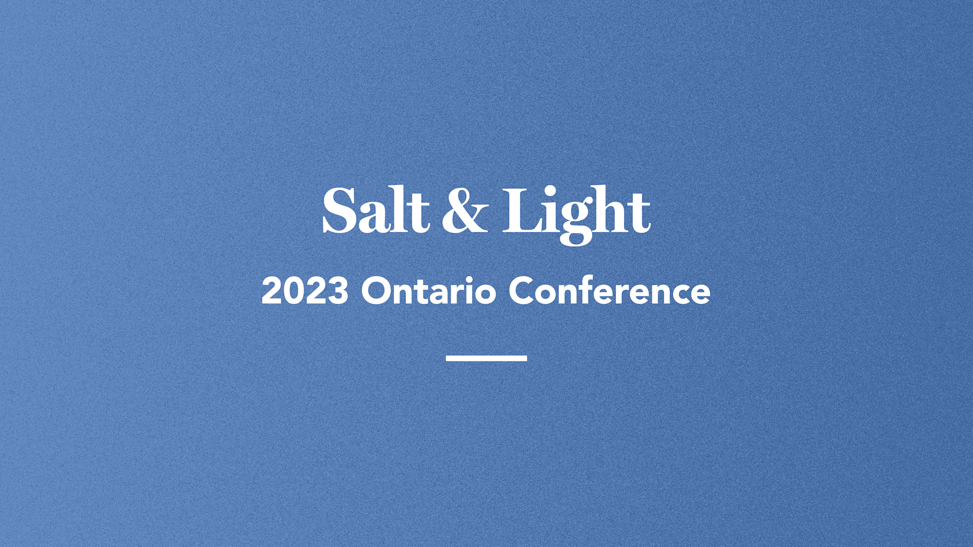 Salt & Light: 2023 Ontario Conference by Various Teachers | Ligonier ...