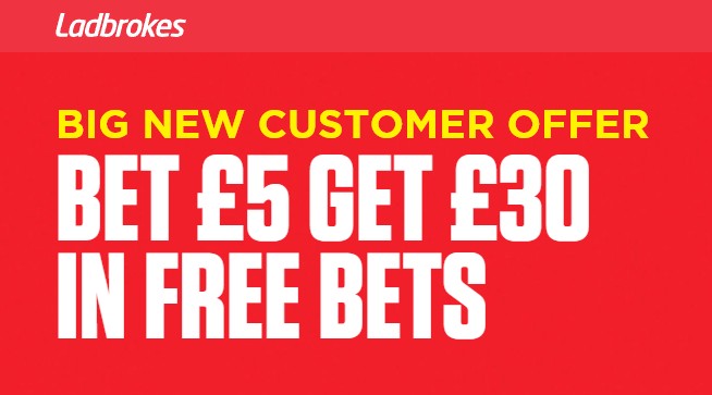 Ladbrokes New Customer Offer for February 2025 - Get £30 in Free Bets ...