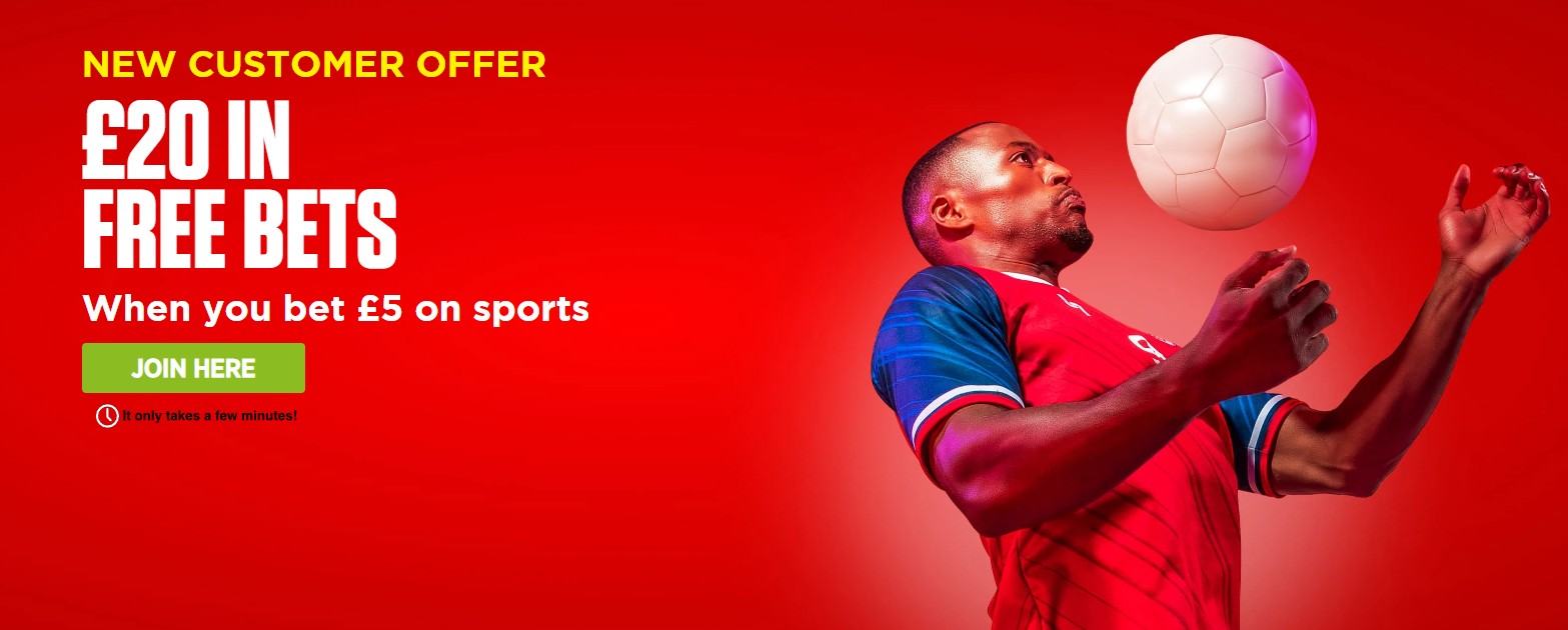Ladbrokes Bonus Code for September 2025 - Get £20 in Free Bets