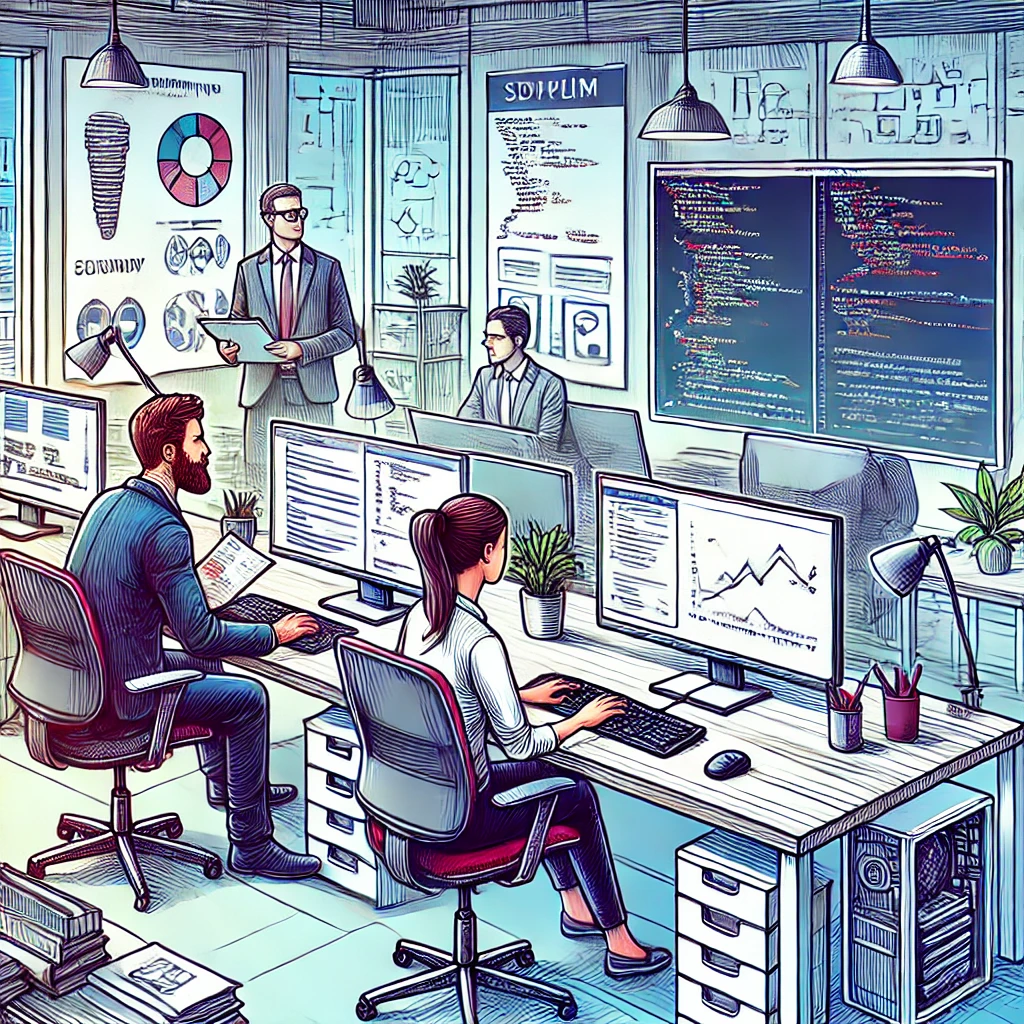 What the individual software development process looks like?