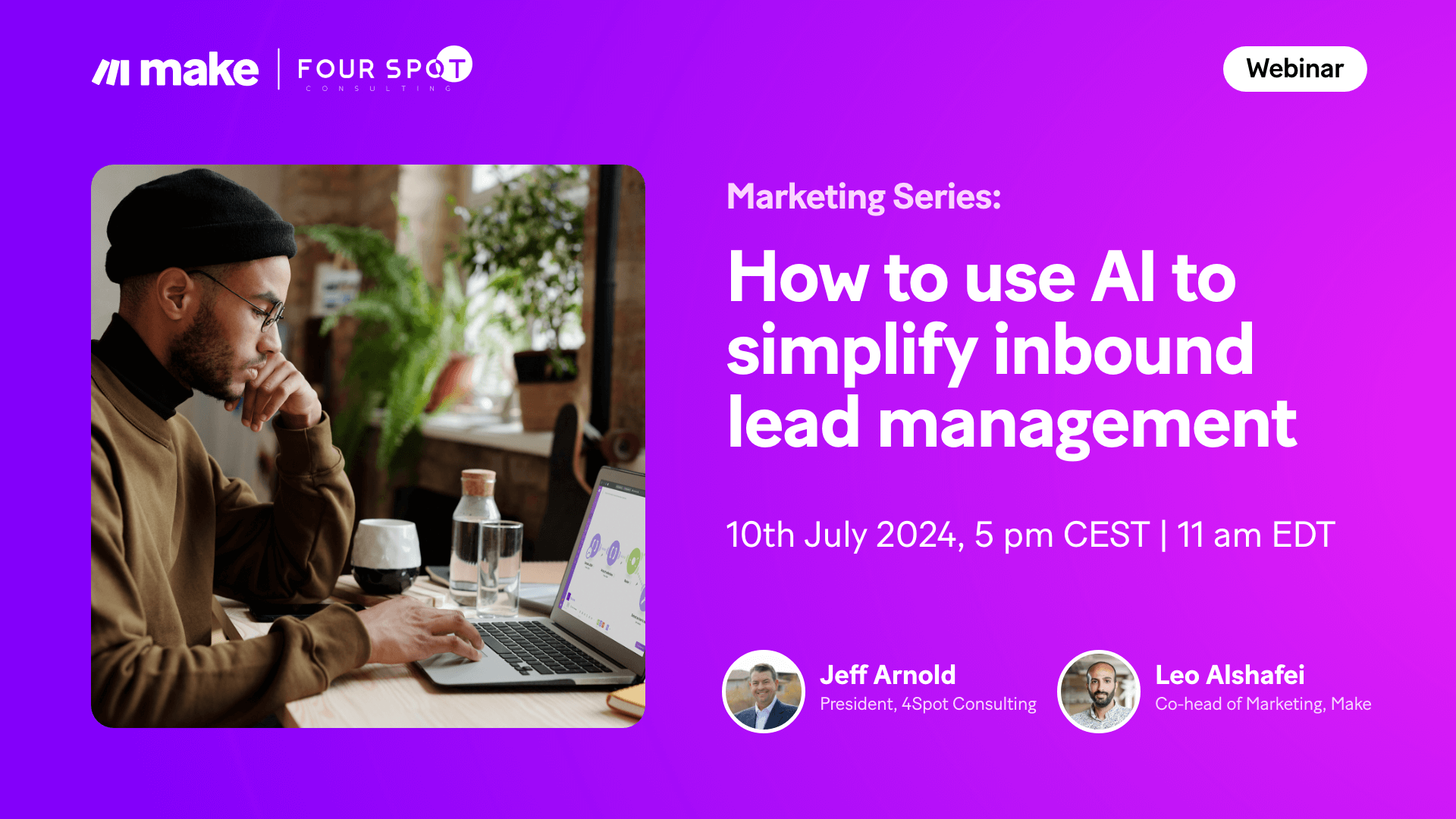 AI Webinar: Simplify inbound lead management with AI | Make