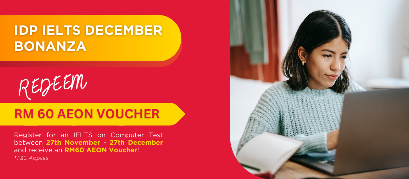 IELTS Exclusive Promotions in Malaysia - Book IELTS Test Now!
