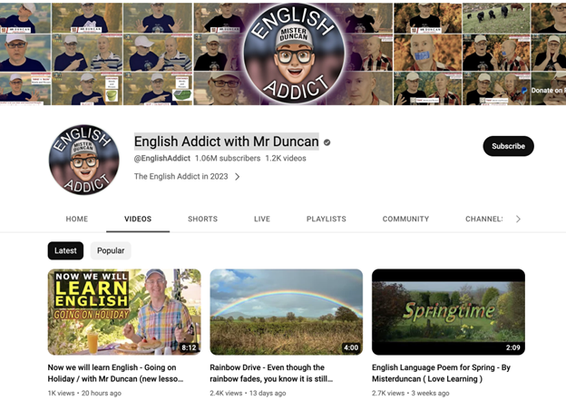 Top 5 YouTube channels to subscribe to learn English for free