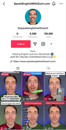 Top 5 tài khoản Tiktok học tiếng Anh miễn phí bạn có thể theo dõi | IDP ...