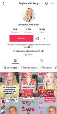 Top 5 tài khoản Tiktok học tiếng Anh miễn phí bạn có thể theo dõi | IDP ...