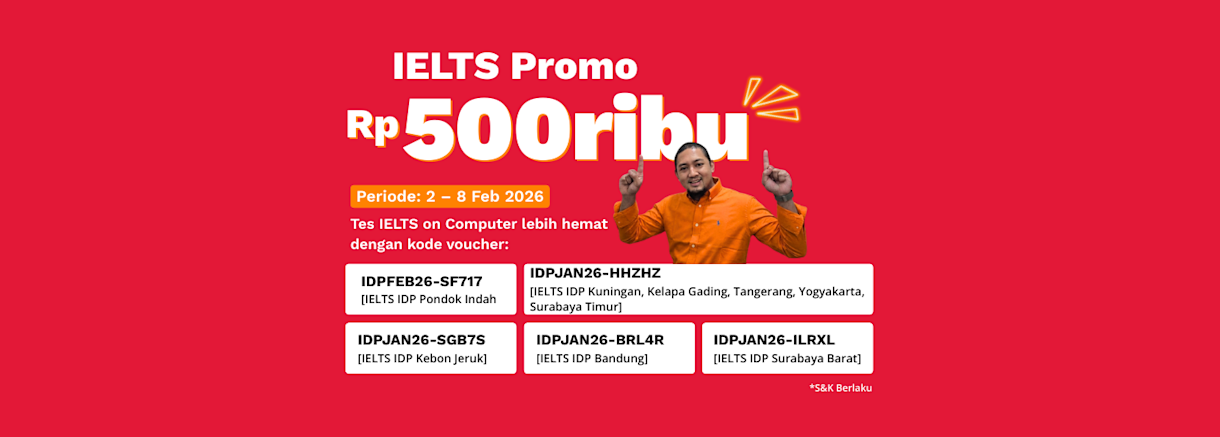Promo dan Diskon IELTS di Indonesia
