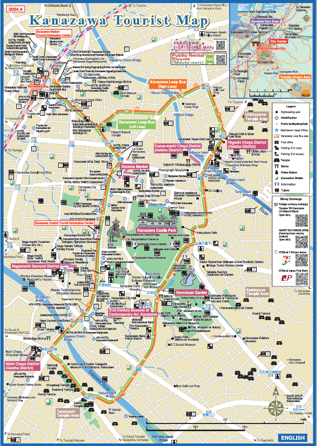 Map and Brochure Download | Ishikawa Travel