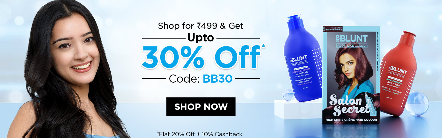 Bblunt, Official Website, Buy Salon-Like Hair Care Products in India