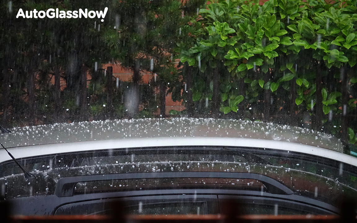 Windshield Hail Damage - How to Protect Your Car