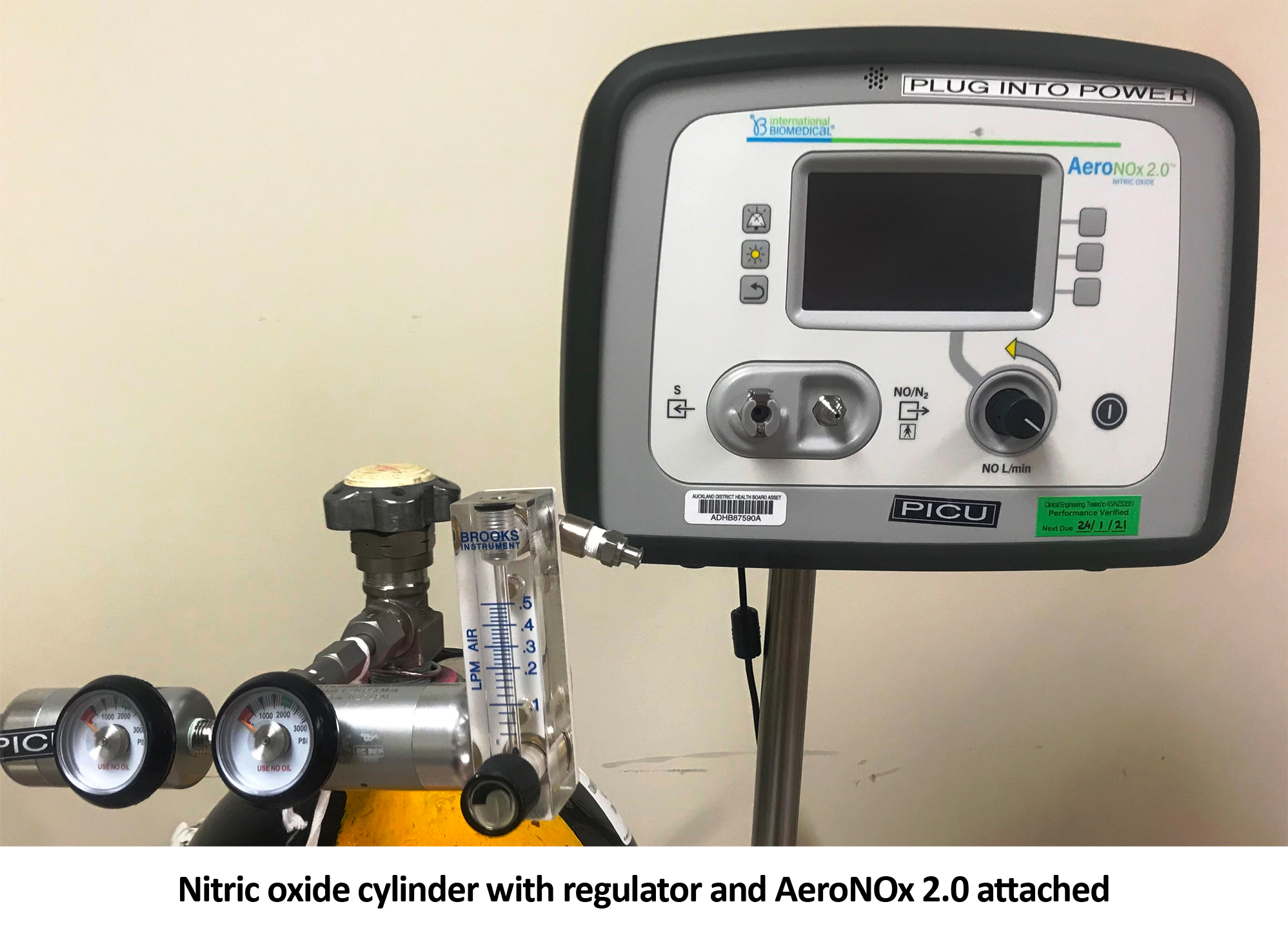 Nitric oxide for a child in PICU