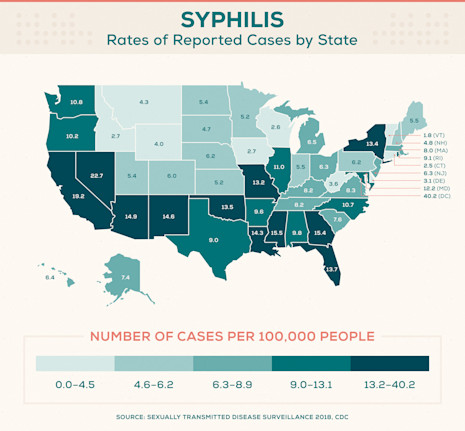 STD Rates By State: How Common Are STDs? | STD Map | Everlywell