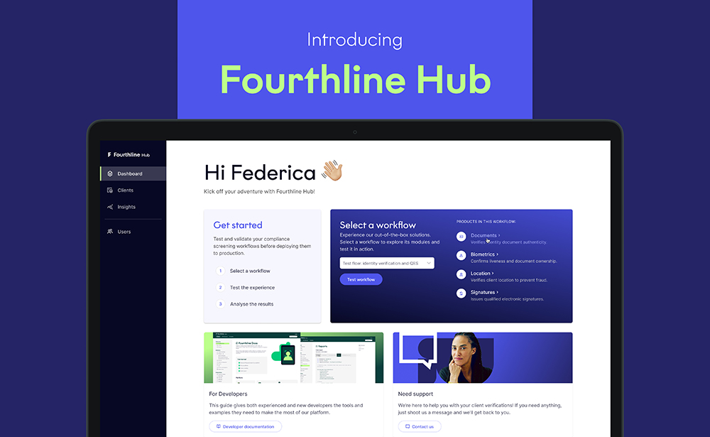 Introducing Fourthline Hub: Your New Command Center for Identity Verification - Fourthline