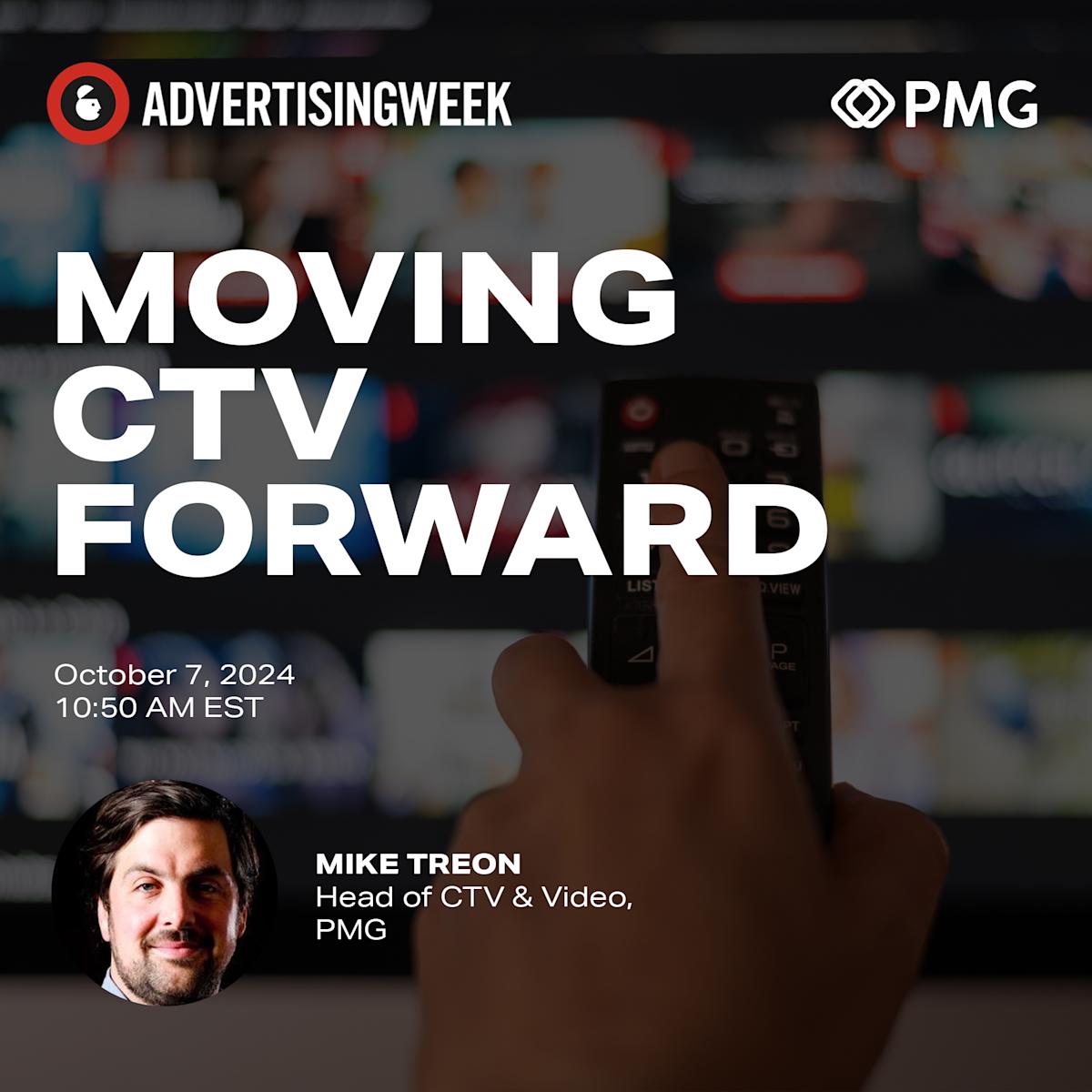 Mike Treon to Speak on CTV Innovations at Advertising Week New York