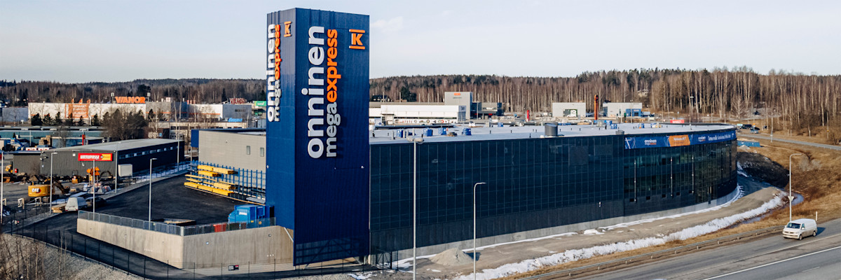 Sarankulmaan syntyi Suomen suurin Onninen Mega Express | Onninen