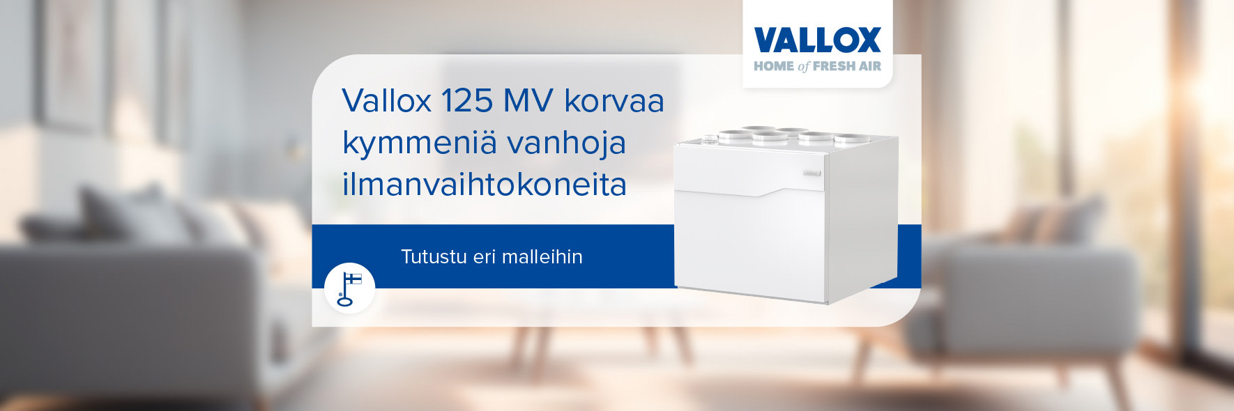 Uutta ilmanvaihdon saneeraukseen Valloxilta | Onninen
