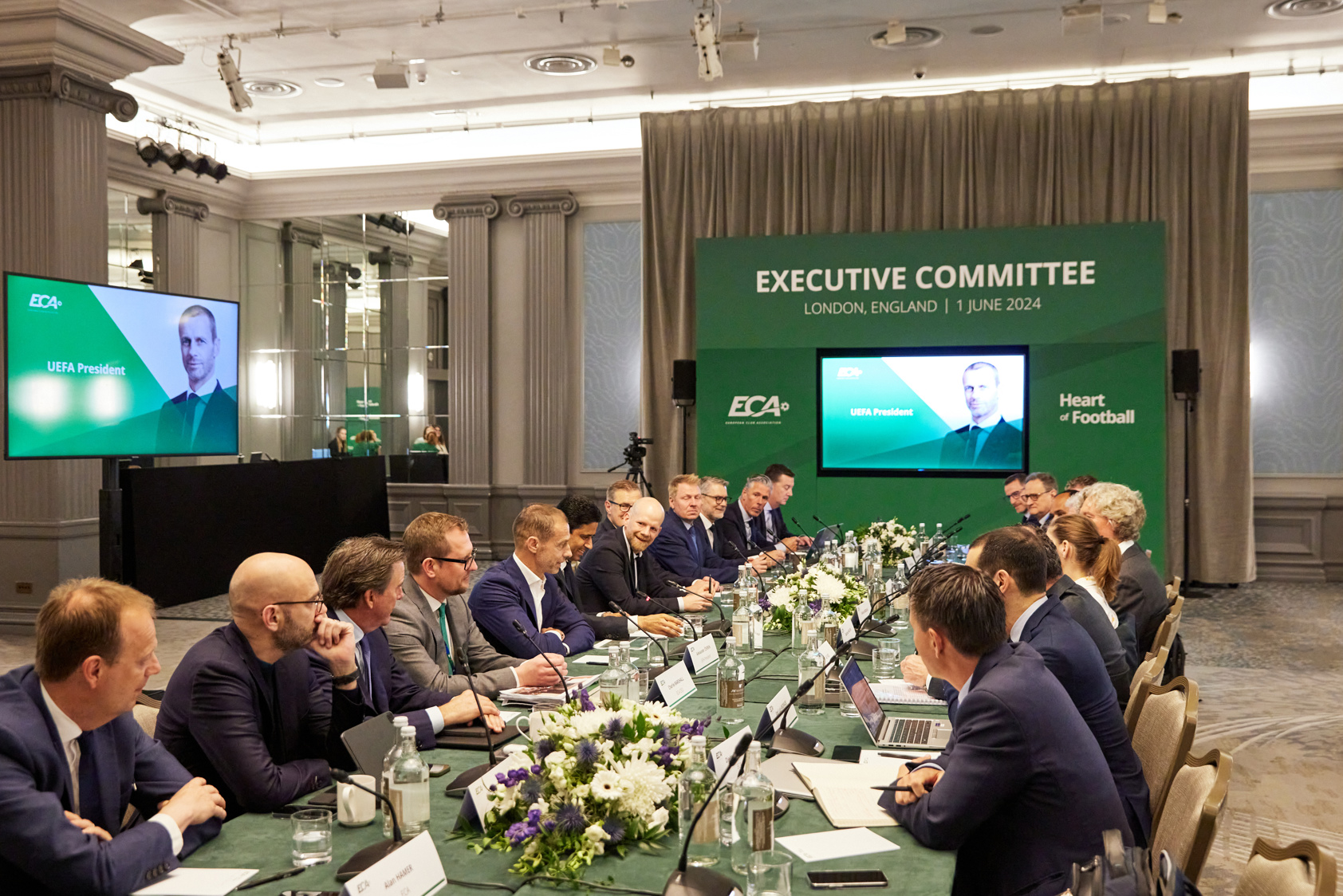 ECA ExCo meets ahead of 2024 UEFA Champions League Final - EFC
