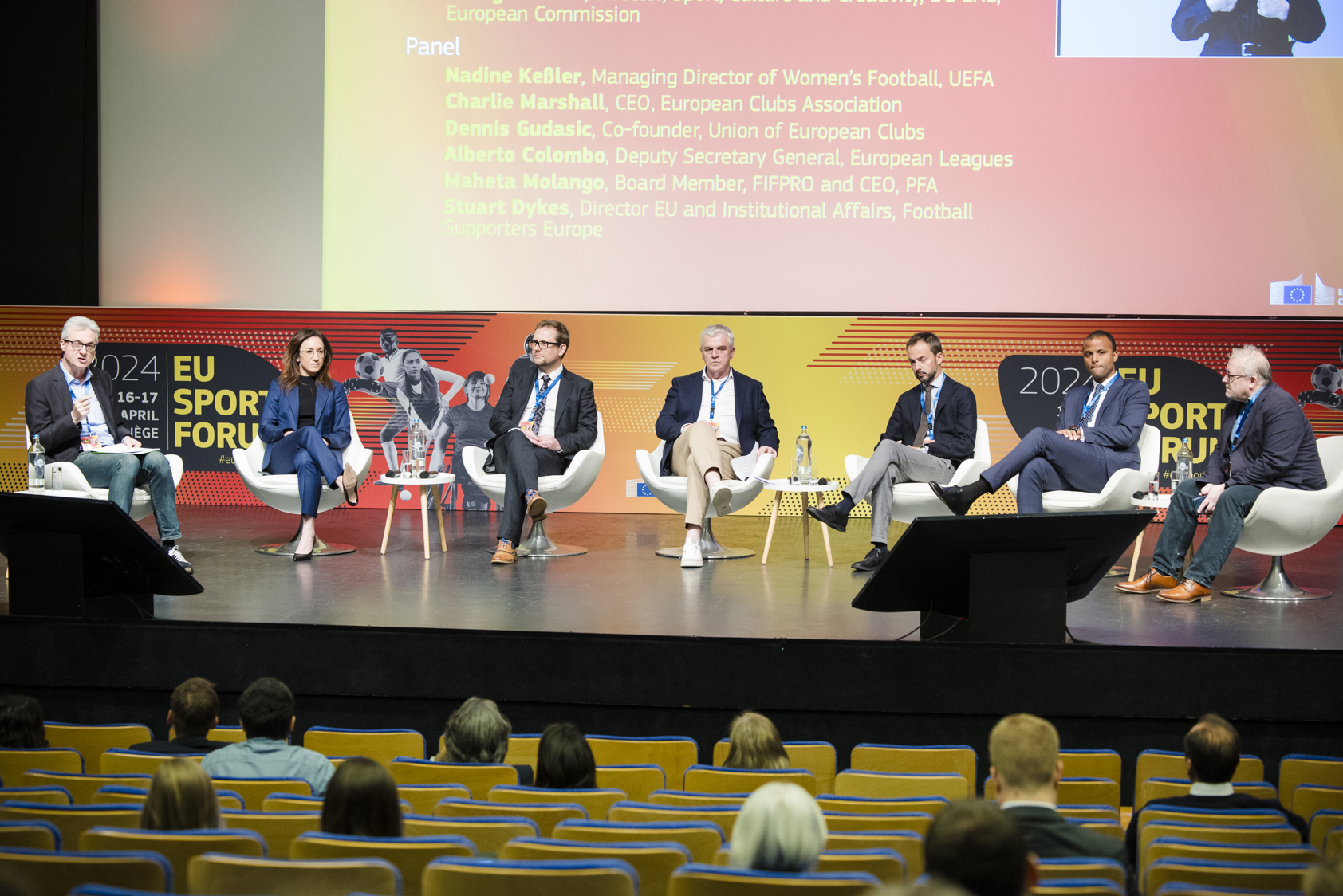 ECA CEO Marshall at EU Sport Forum on European Football Ecosystem - EFC