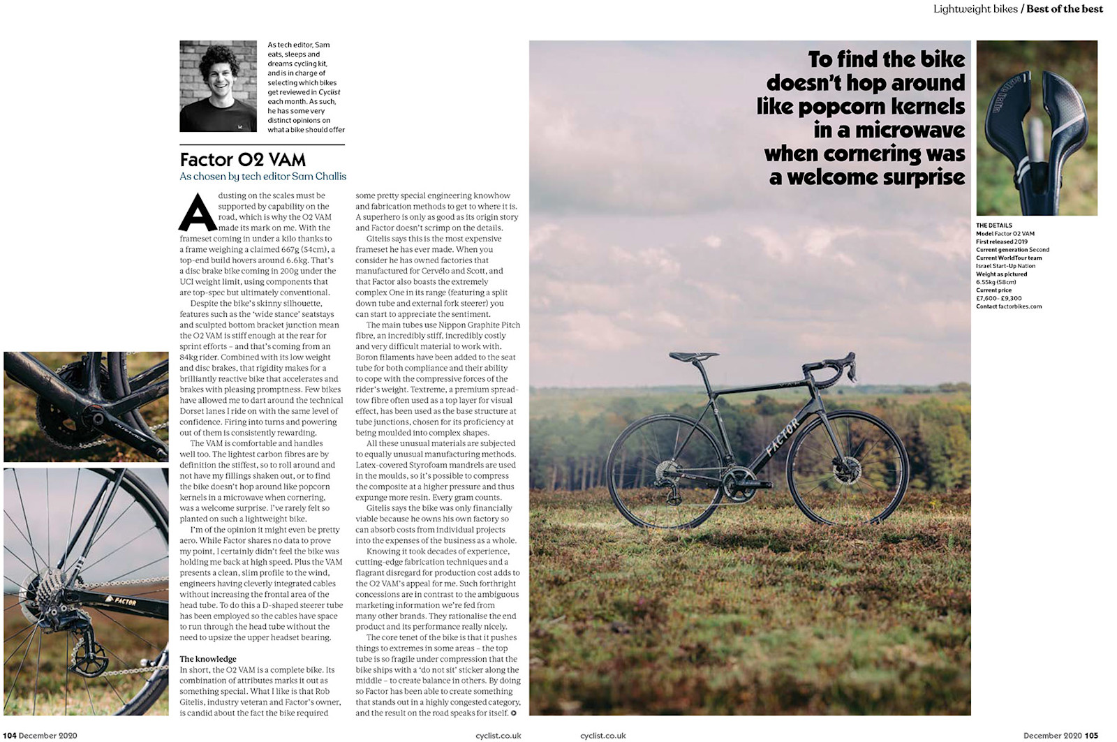 My Favourite Climbing Bike: Factor O2 VAM