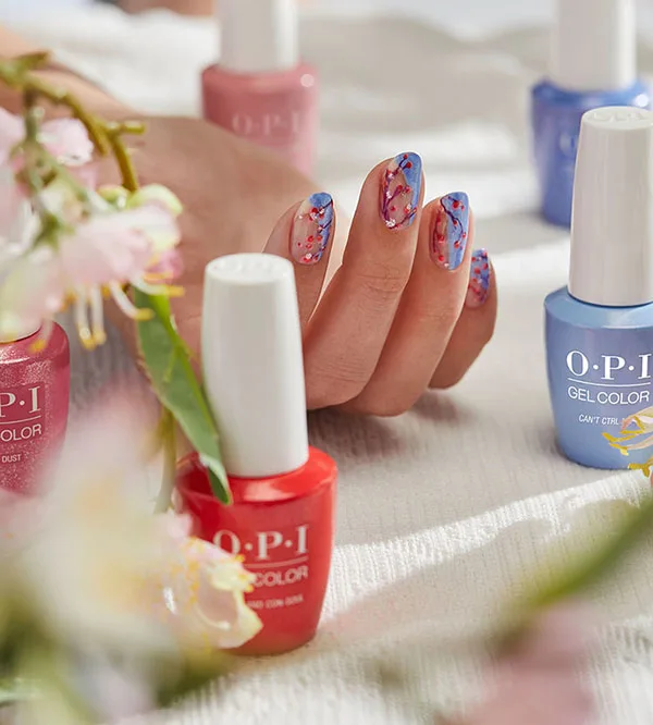 Marbled De-Vice Marble DIY Nail Art | OPI