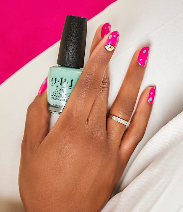 Inner Ojo Mexico City Abstract Eye DIY Nail Art | OPI