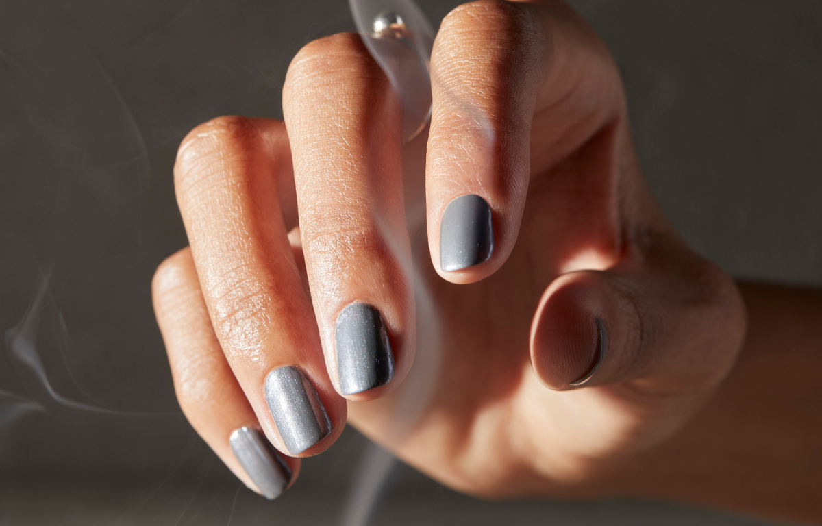 Gray shellac nail polish store