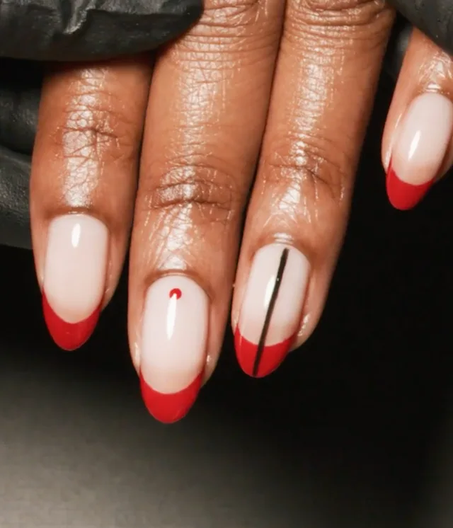 French Manicure and French Tip Gel Nail Polish Nail Application | OPI