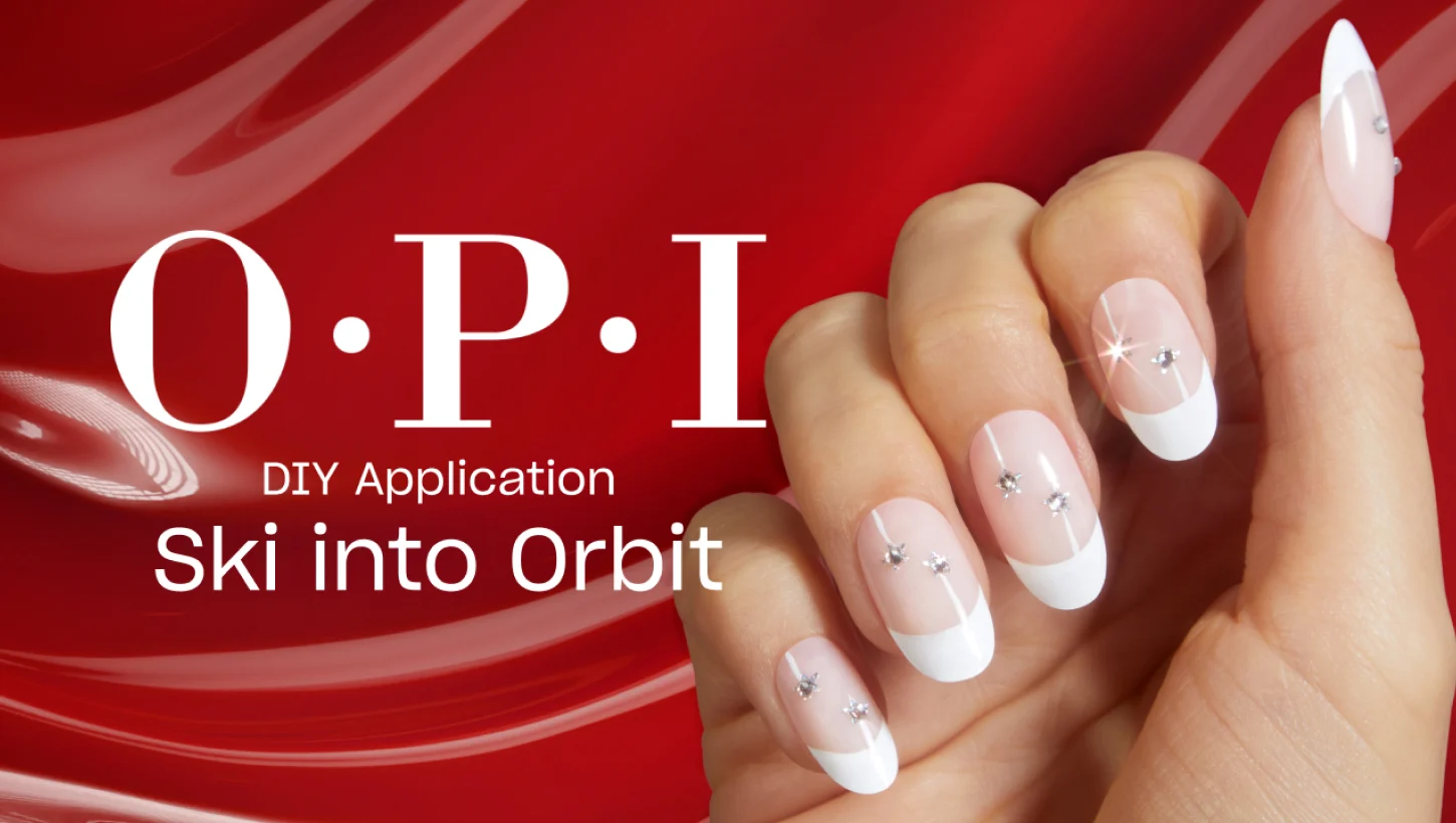 Ski into Orbit Nail Charm DIY Nail Art | OPI