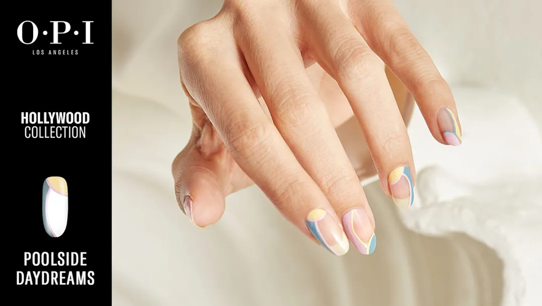 Poolside Daydreams Pastel Geometric Pro Nail Art | OPI