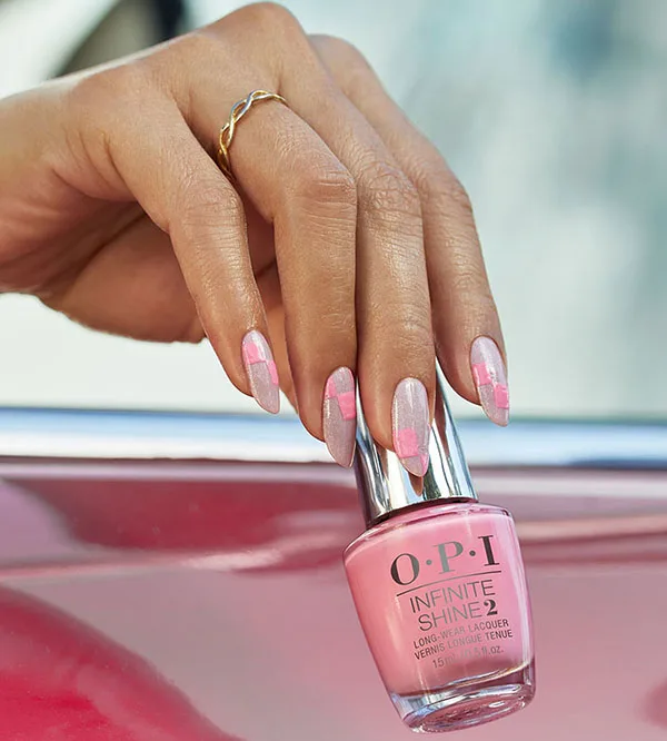 Marbled De-Vice Marble DIY Nail Art | OPI