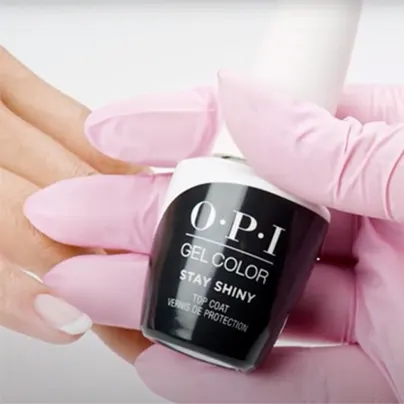 French Manicure and French Tip Gel Nail Polish Nail Application | OPI