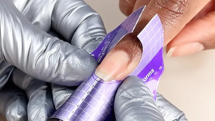 How to Sculpt Acrylic Nails Using a Nail Form | OPI