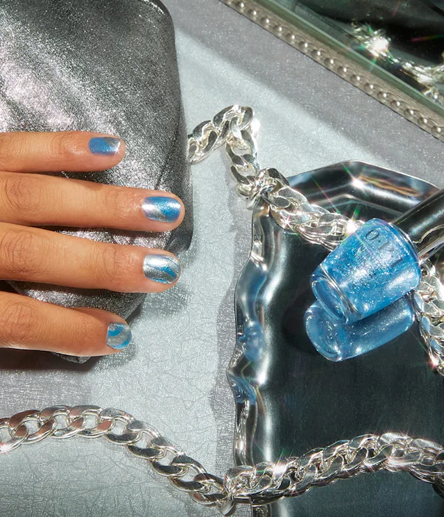 Ice Queen Color Block DIY Nail Art | OPI.com