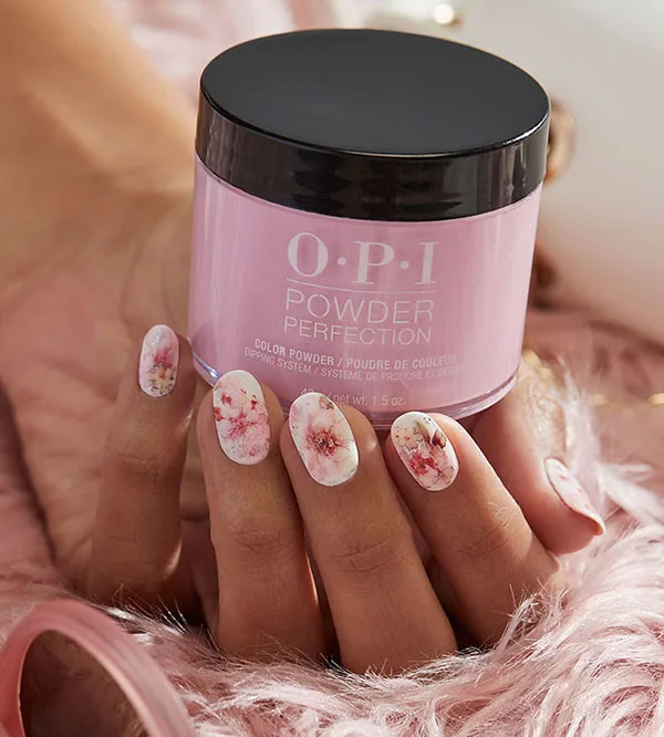 Marbled De-Vice Marble DIY Nail Art | OPI