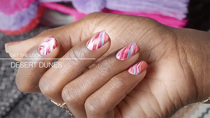 Desert Dunes Watercolor Pro Nail Art | OPI