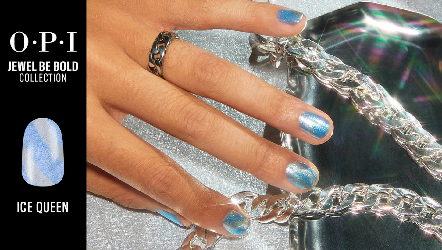 Ice Queen Color Block DIY Nail Art | OPI.com