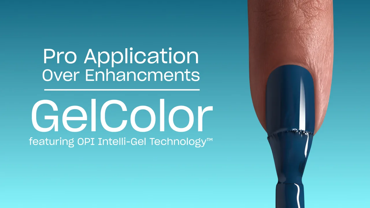 GelColor Intelli-Gel™ System Pro Application Over Enhancements | OPI