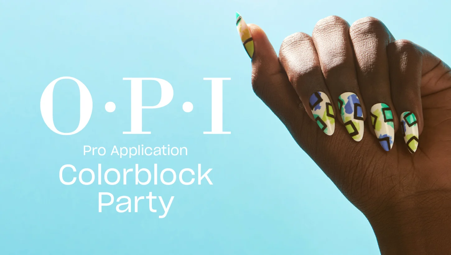 OPI® Colorblock Party | Summer Nail Art & Designs