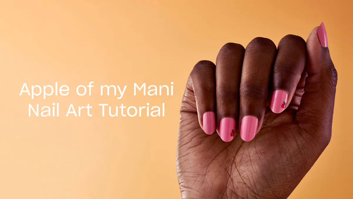 Apple of my Mani - OPIcons Collection Spring Fruit Nails Apple Nail Art ...