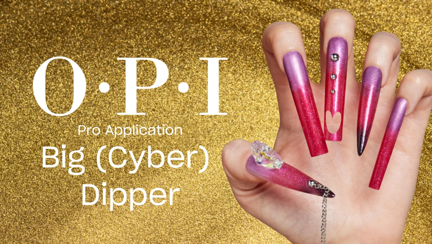 Big (Cyber) Dipper Pro Nail Art | OPI
