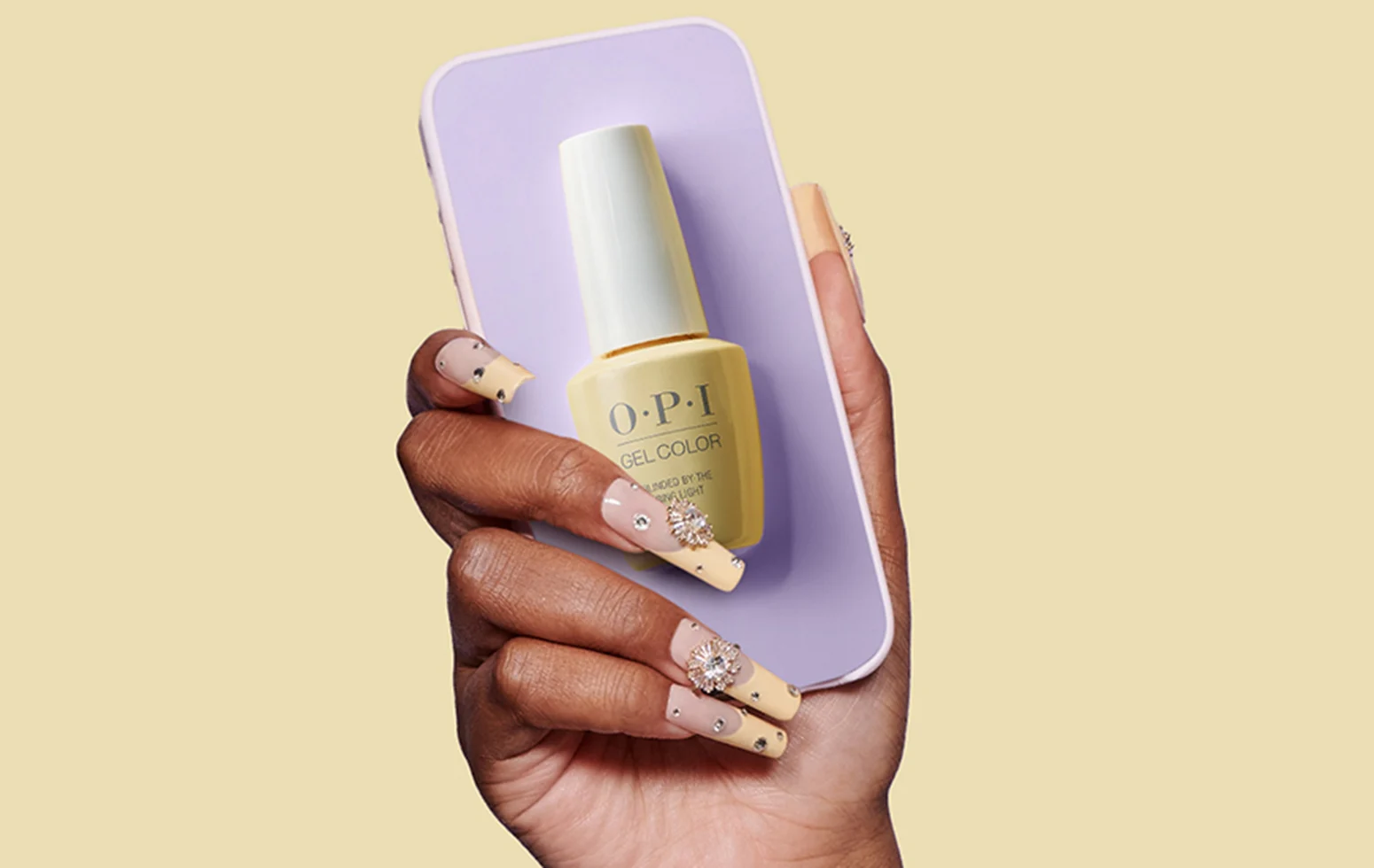 Gel Nail Art Tutorial: French Tips with alllll the Bling - Blog | OPI