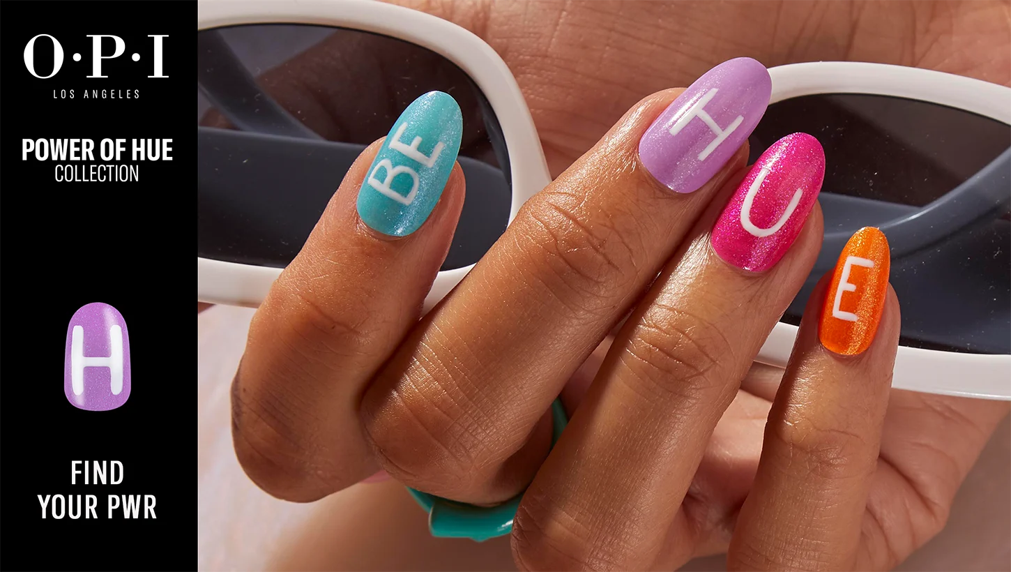 Find Your Pwr Neon Multicolored DIY Nail Art | OPI