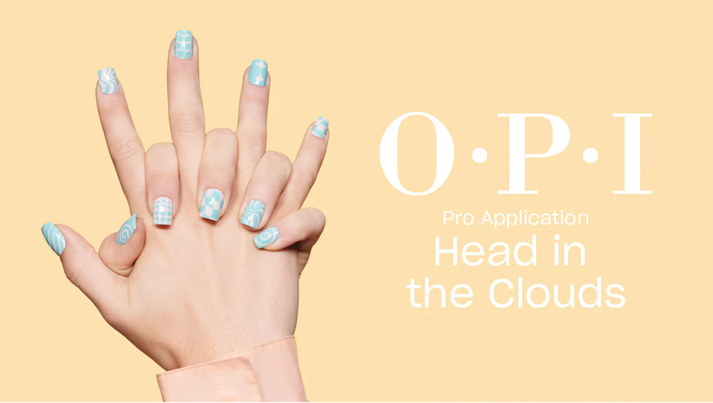 Head in the Clouds Linework Pro Nail Art | OPI