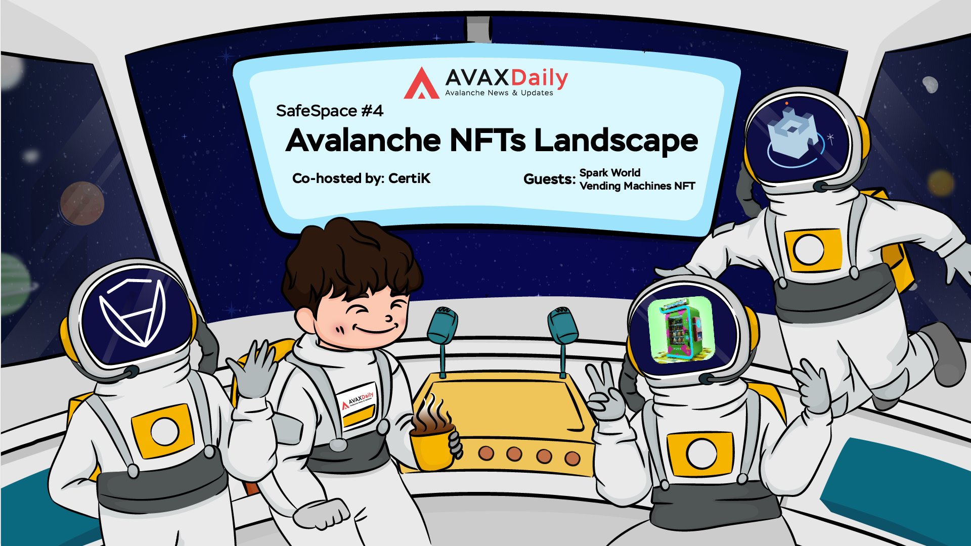 AVAX Daily x CertiK, SparkWorld, & Vending Machines NFT | Avalanche NFT Landscape | Crypto ...