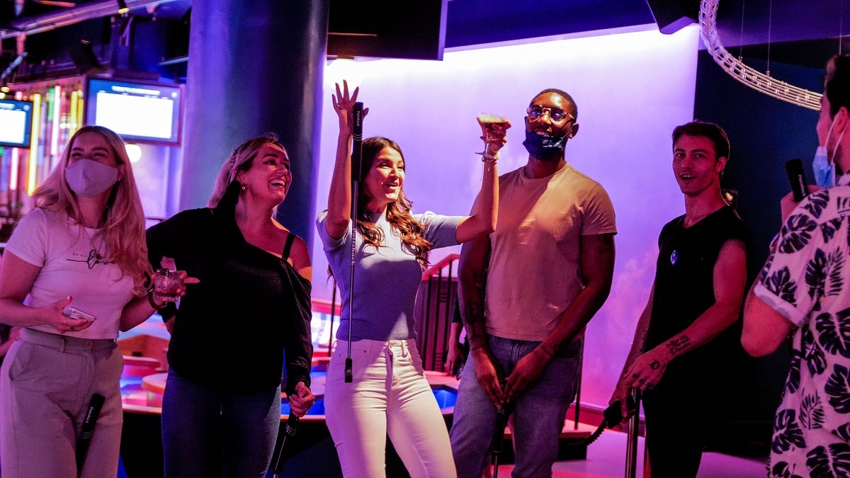 Puttshack Bank | Best Mini Golf in London | Crazy Golf London