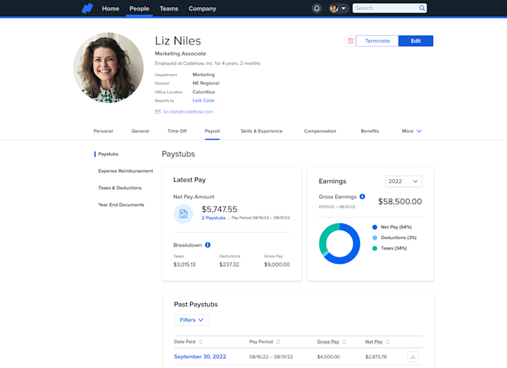 Payroll Software: Online Payroll Services | Namely