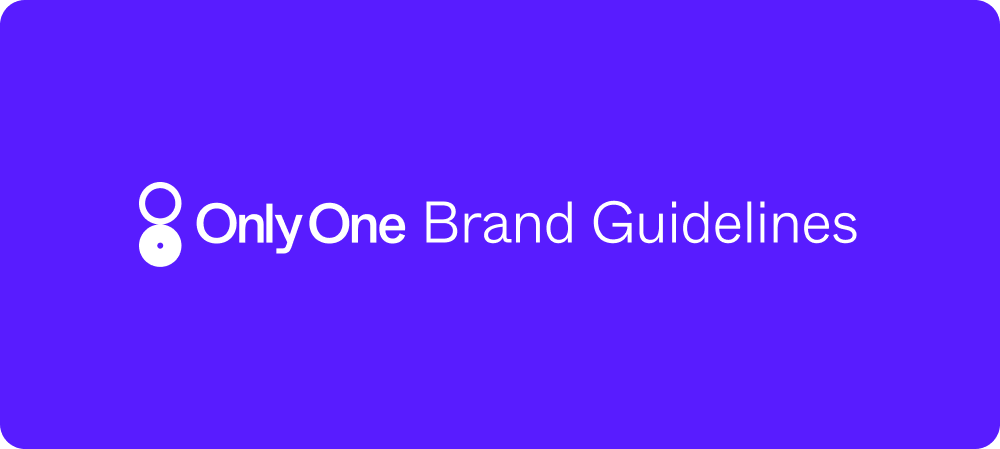 Only One: Brand Guidelines